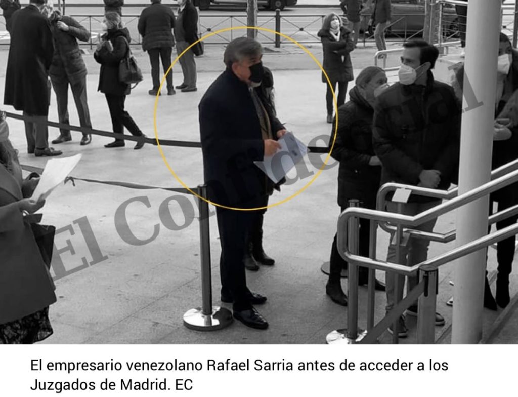 Rafael Sarría Díaz, empresario vinculado al régimen de Caracas, regresa ...